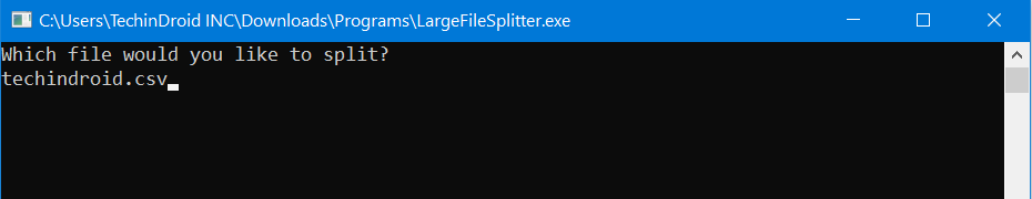 How To Split A Large CSV File Into Multiple Smaller Files TechinDroid